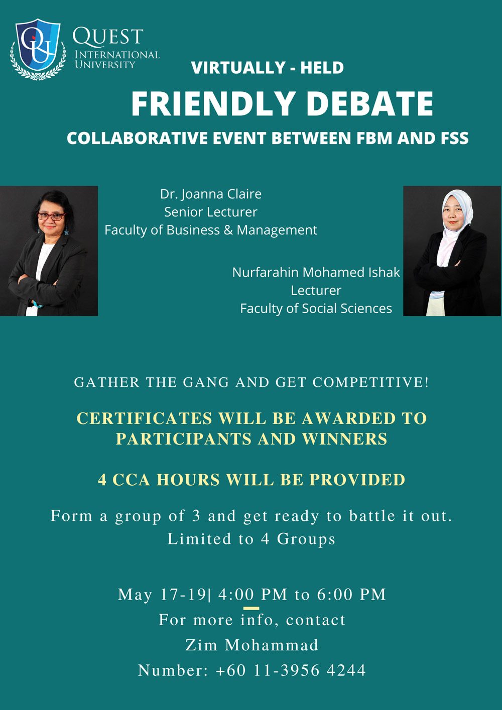 Friendly Debate - Quest International University